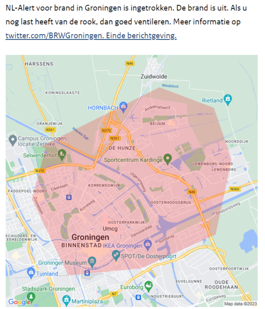 NL-Alert - Veiligheidsregio Groningen